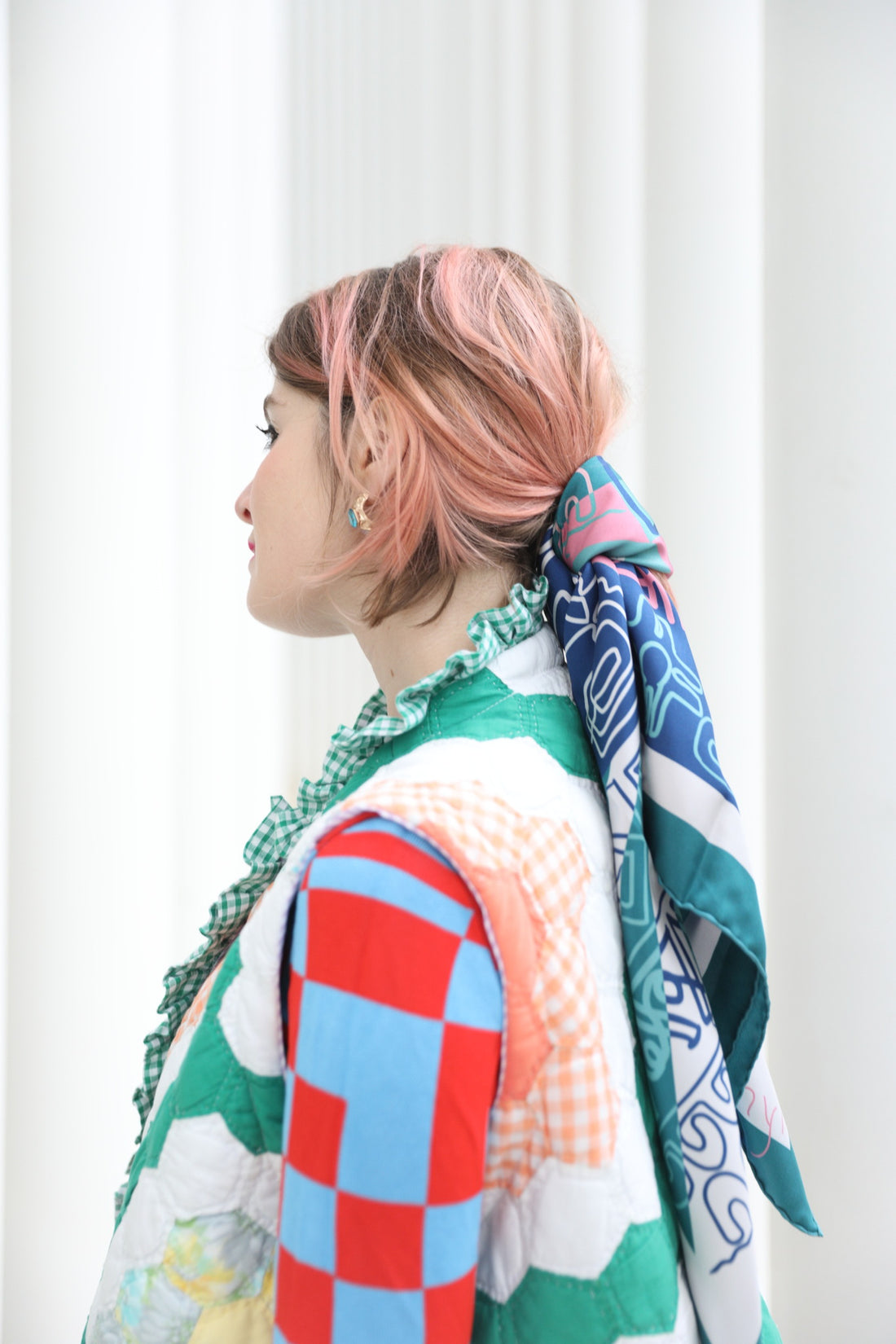 Silk scarf Inspired by Ndop Patterns | Yemba | Taaranyi – TAARANYI